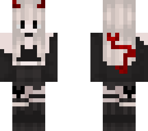 Devil emo girl | Minecraft Skin