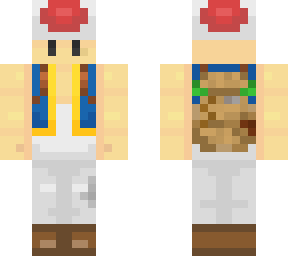 Mario Movie Toad (MADE BY HYPURZ) | Minecraft Skin