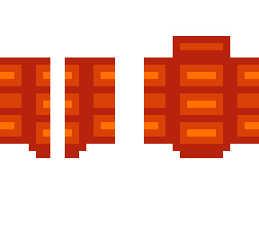 Orange Puffer Jacket Base | Minecraft Skin