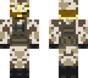 Swedish Soldier M90 Desert | Minecraft Skin