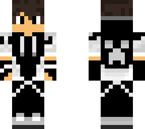 black and white gamer | Minecraft Skins