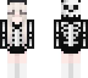 Blonde Skeleton | Minecraft Skin
