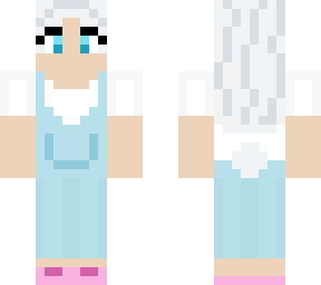 Bunny girl with floppy ears | Minecraft Skin
