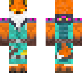 Fennix Fortnite Fox | Minecraft Skin
