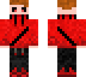 FireKonstiYT black red fire | Minecraft Skin