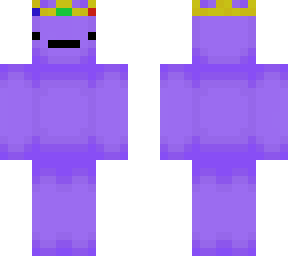 purple with crown | Minecraft Skin