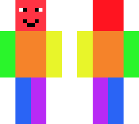 rainbow guy | Minecraft Skins