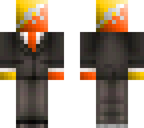 Bhutan flag as a human | Minecraft Skin