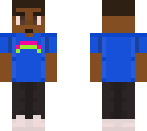 Blue Dripping Quamax | Minecraft Skin