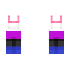 genderfluid overalls | Minecraft Skin