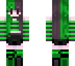 green girl | Minecraft Skin