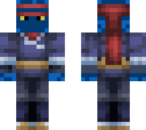 Pokemon Legends Arceus: Blue Dude | Minecraft Skin