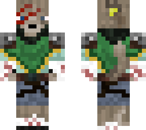 shoulder pads + poncho thingy | Minecraft Skin