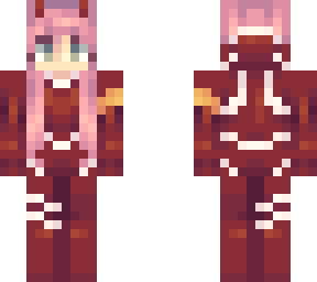 zero two | Minecraft Skins