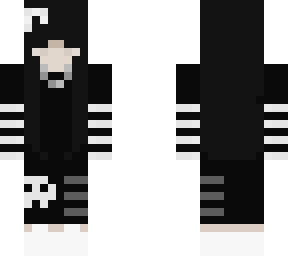+~ Emo Skull Girl ~+ | Minecraft Skin