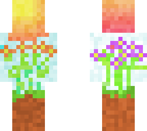 flower sunset | Minecraft Skin