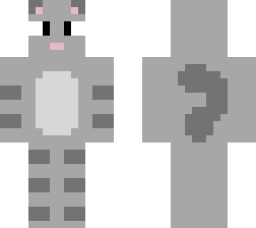 grey cat | Minecraft Skins