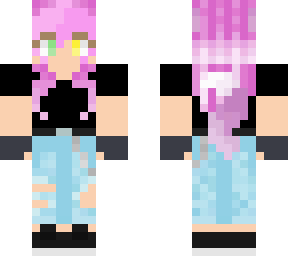 loki Phoenix drop high Casual clothes with gloves | Minecraft Skin