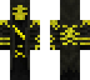 Yellow Masked Assassin | Minecraft Skin