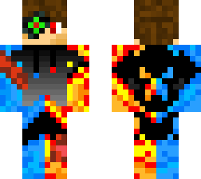 fire/ice | Minecraft Skin