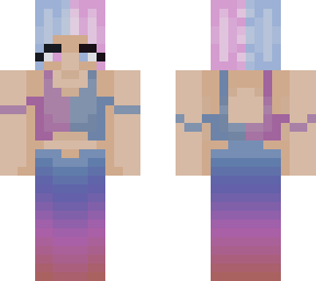 pink mermaid | Minecraft Skins