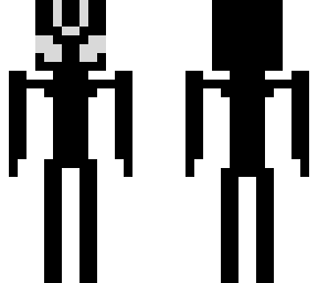 Void skeleton being | Minecraft Skin