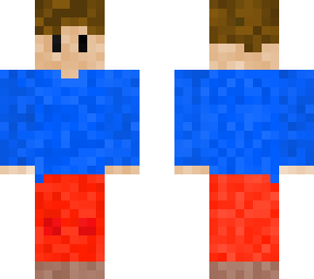 Blue and red Boy (Wilbur soot theme) | Minecraft Skin
