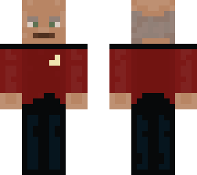 Captain Picard from Star Trek: The Next Generation | Minecraft Skin