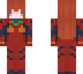 chibi asuka langley soryu | Minecraft Skin
