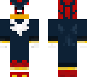 shadow the hedgehog | Minecraft Skins