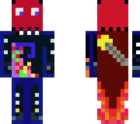 Blinky Warrior Pac-Man Skin | Minecraft Skin