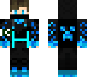 blue huzaifa ki skin | Minecraft Skin