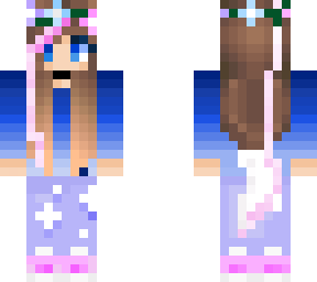 cute Blue girl | Minecraft Skin