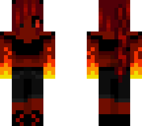Fire Fist Luna ~Remake~ | Minecraft Skin
