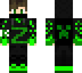 green zain ki skin | Minecraft Skin