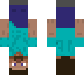 upside down steve | Minecraft Skin