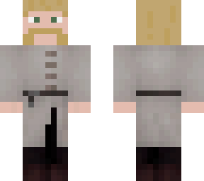 A guy with a gambeson and mutton chops | Minecraft Skin