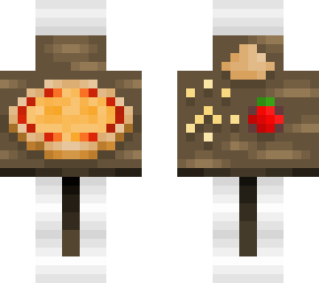 Cheese Pizza- Pixel Art | Minecraft Skin