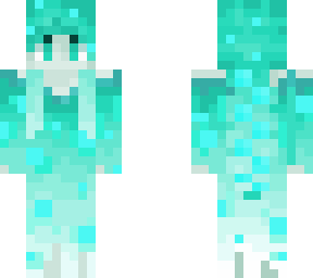 Glow Squid Girl | Minecraft Skin