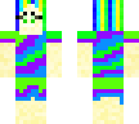 Peacock girl | Minecraft Skin