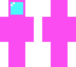 pink Crewmate among us minecraft skin | Minecraft Skin