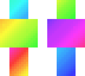 Rainbow Gradient | Minecraft Skin