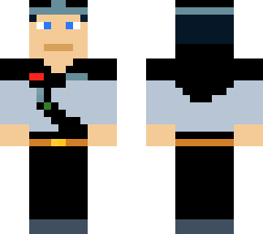 Raven Navy 1st Commander standard uniform | Minecraft Skin