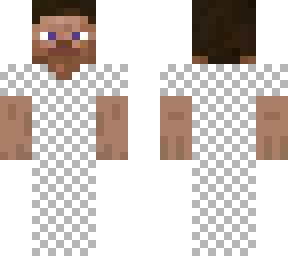 Steve but his clothes are transparent | Minecraft Skin