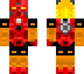 tahu toa of fire | Minecraft Skin