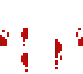 Blood Splatter White | Minecraft Skin