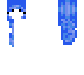 Blue Hair Base | Minecraft Skin