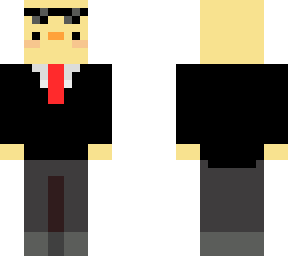 Chick in suit | Minecraft Skin