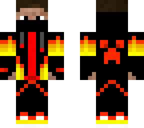 Cool fire boy | Minecraft Skin