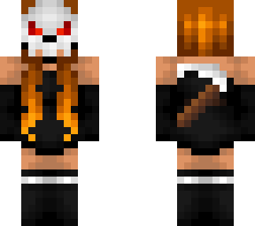 Cute Grim Reaper Dress Girl | Minecraft Skin